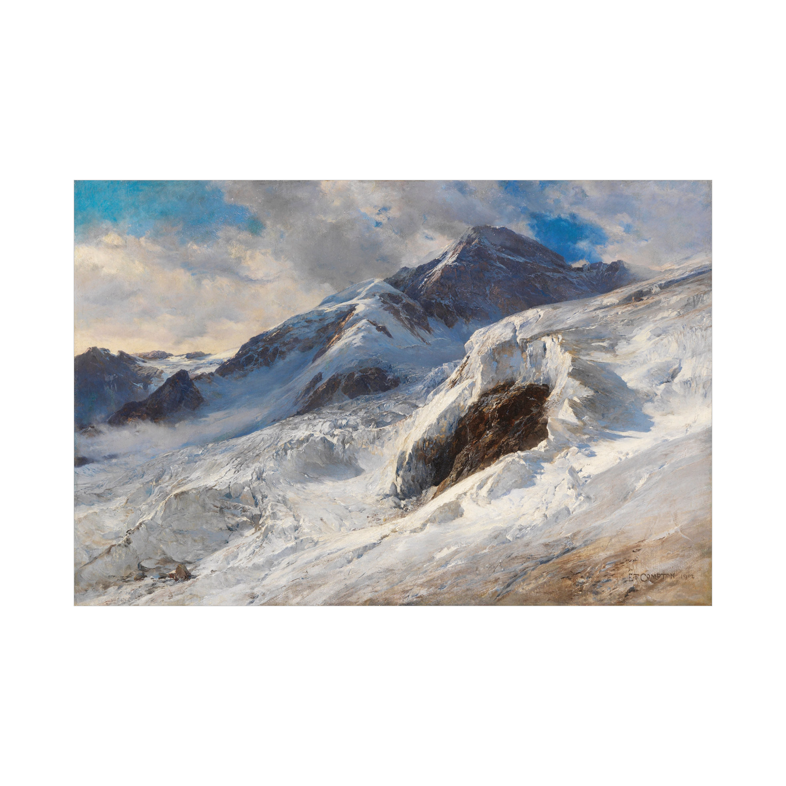 Monte-Rosa, Edward Theodore Compton – ArtDeco Canvas